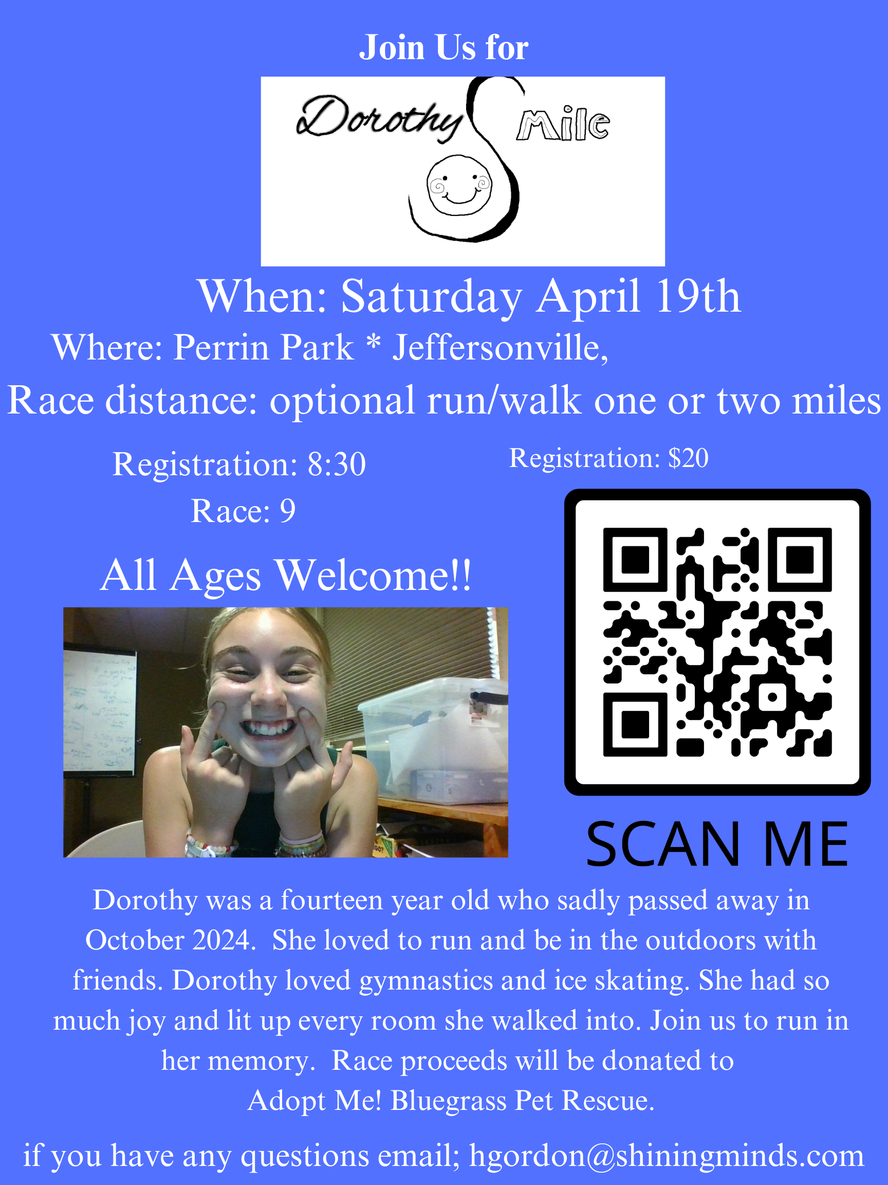 Dorothy'S mile registration information at GetMeRegistered.com