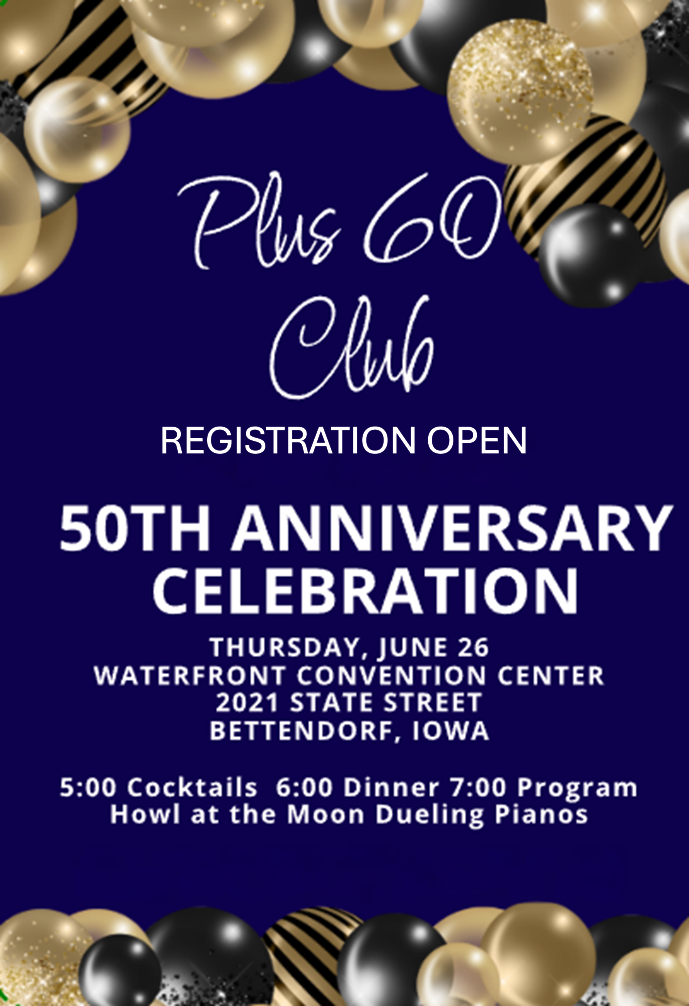 QC Plus 60 - 50th Anniversary Celebration registration information at ...